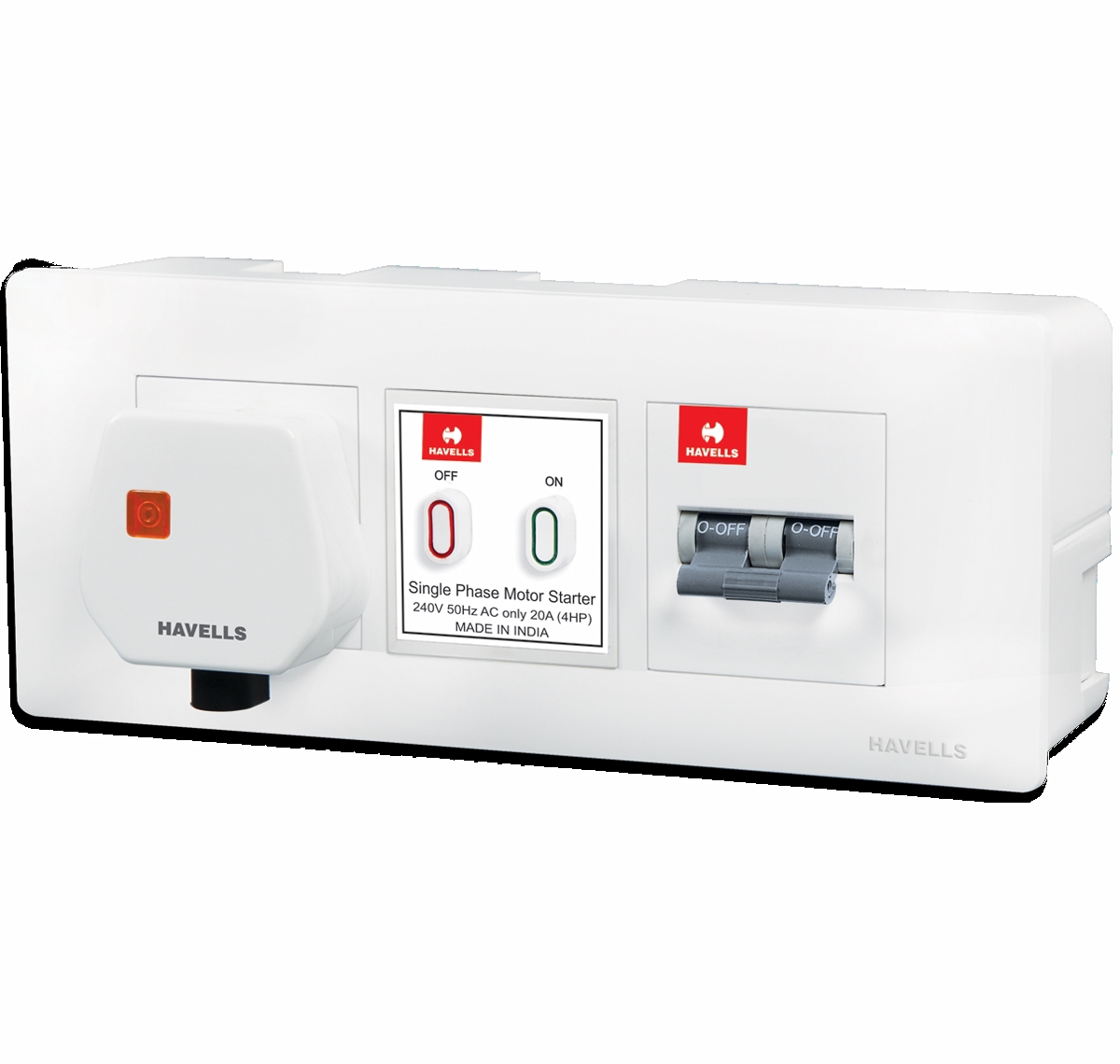 Buy Havells Protected Socket, Cat No-DHDUCDP0253016-25 online at ...