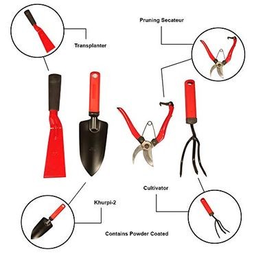 Buy Tata Agrico GTS092 Garden Tools (Pack of 4) online at NowPurchase ...
