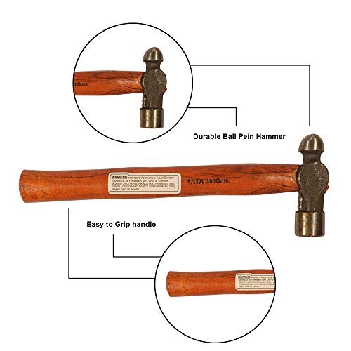 Buy Tata Agrico HMC002 Ball Point Hammer - 300 gms online at ...