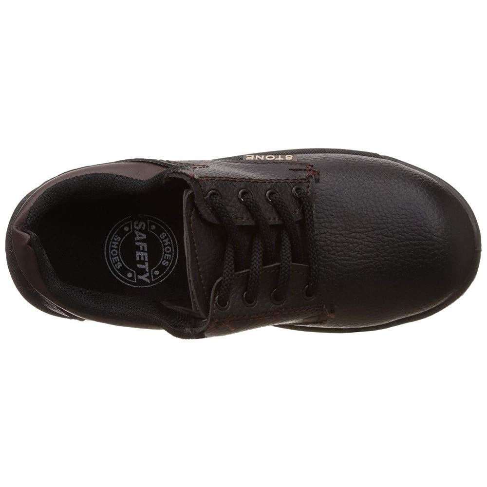 Buy SafeWell STONE Leather Safety Shoe with Steel toe cap Size 5 online ...