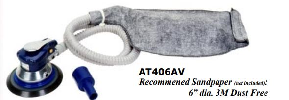 Buy Blue Point 6inch Random Orbital Vacuum Palm Sander AT406AV online ...