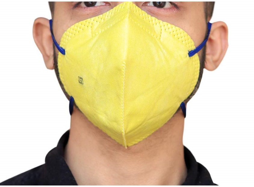Buy Venus V44+ Face Protection Mask Yellow Pack of 50 online at ...
